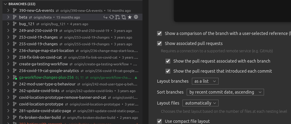 Branches Arent Sorting In Date Order Correctly · Issue 2436 · Gitkrakenvscode Gitlens · Github