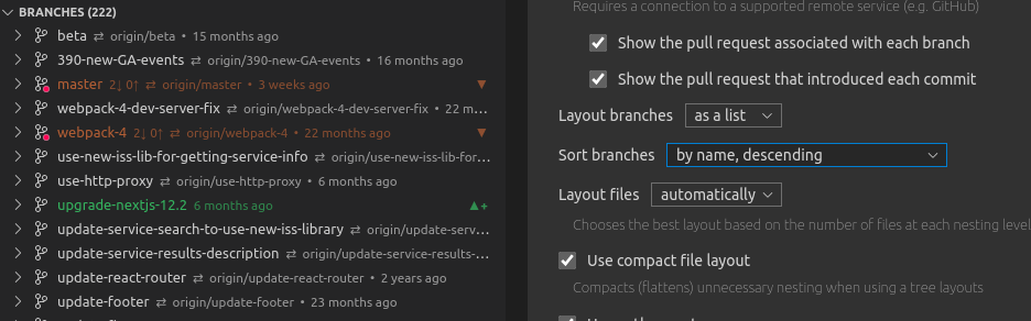 Branches Arent Sorting In Date Order Correctly · Issue 2436 · Gitkrakenvscode Gitlens · Github