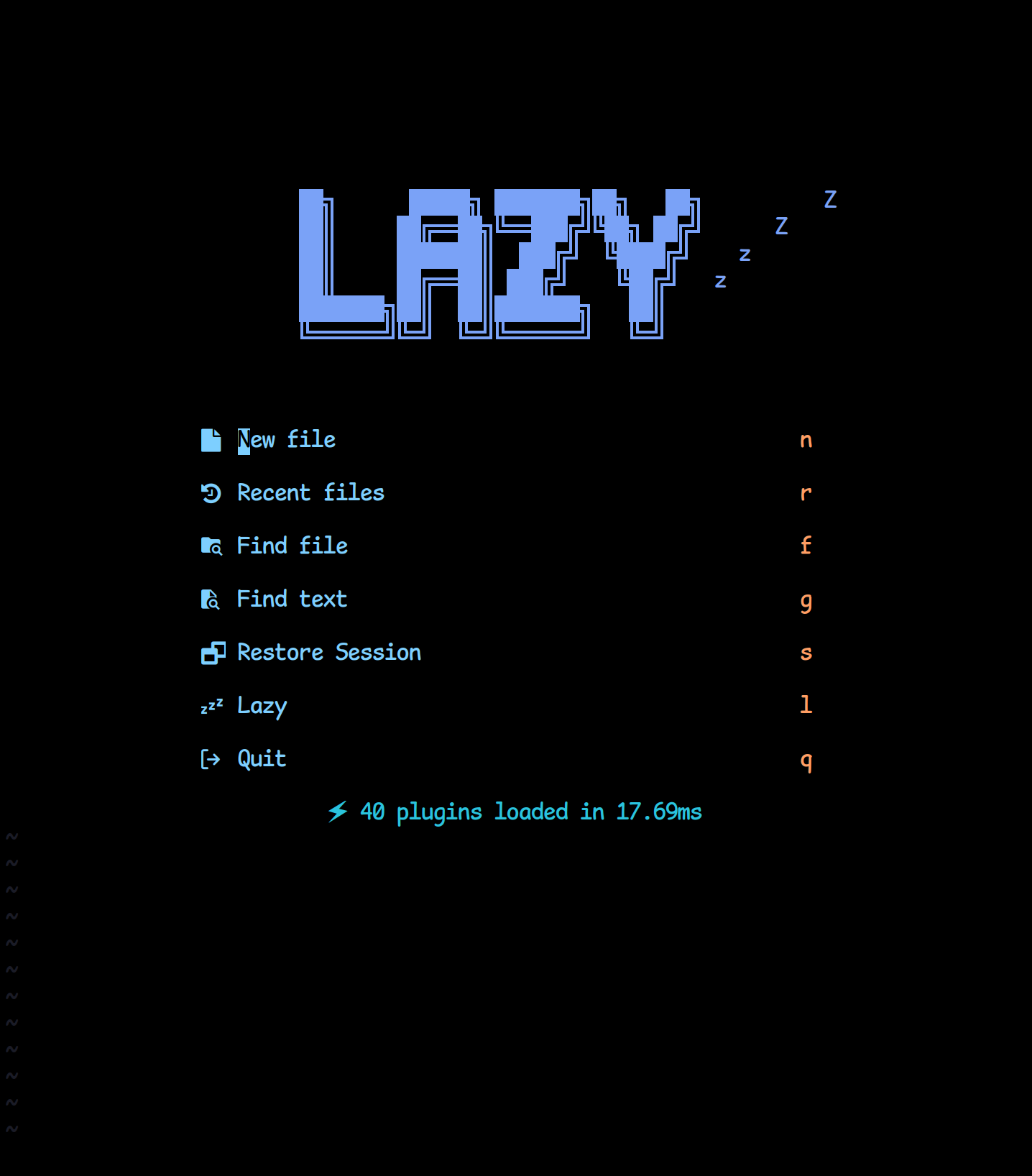 GitHub - rtgiskard/lazyNvim: Neovim config for the lazy