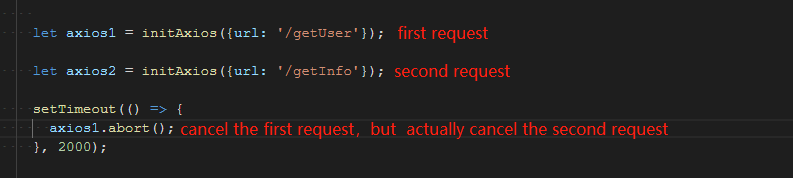 Cancel request error · Issue #2499 · axios/axios · GitHub