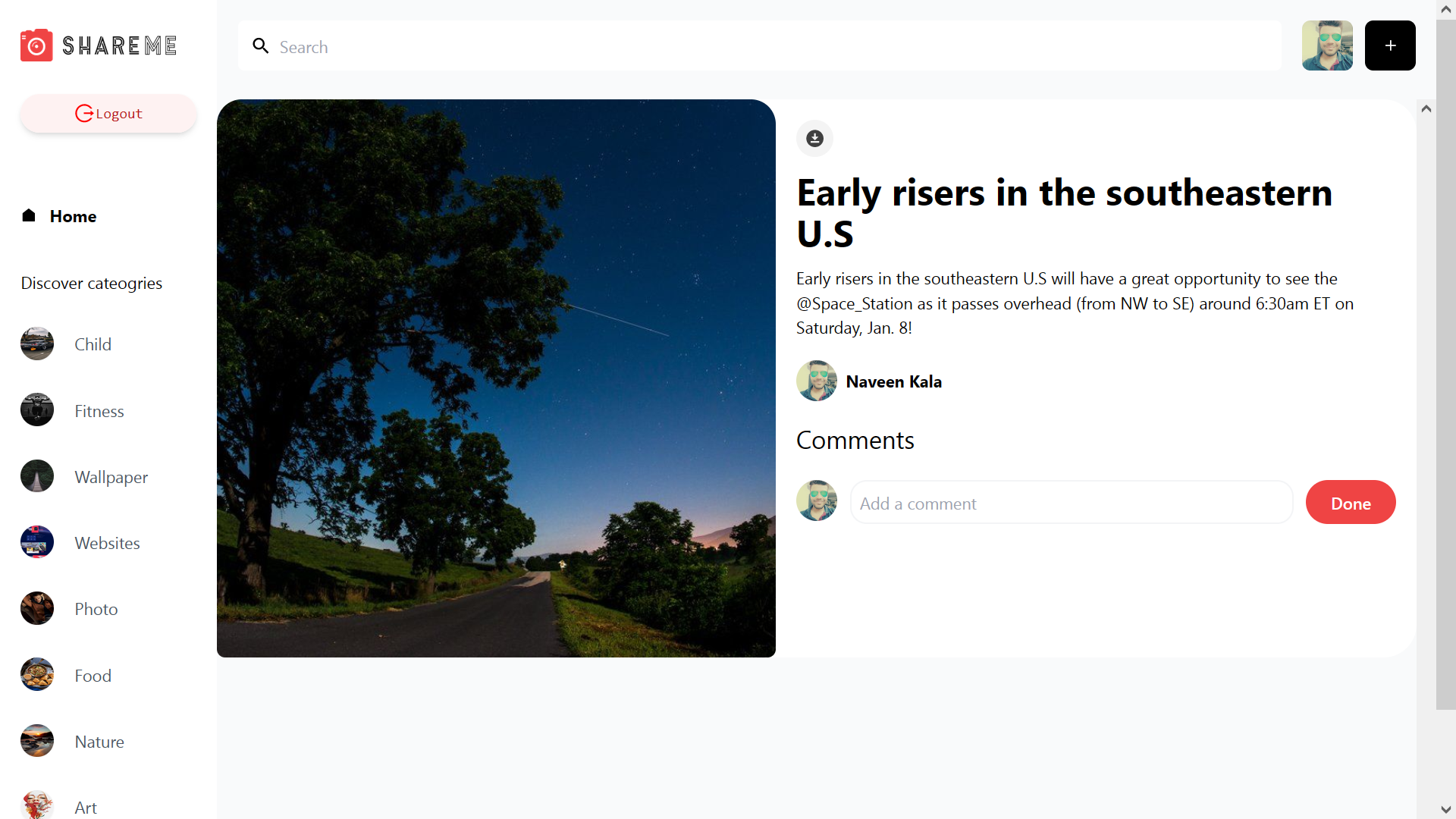GitHub - kalanaveen/shareme-frontend: Build a social media application in nextjs