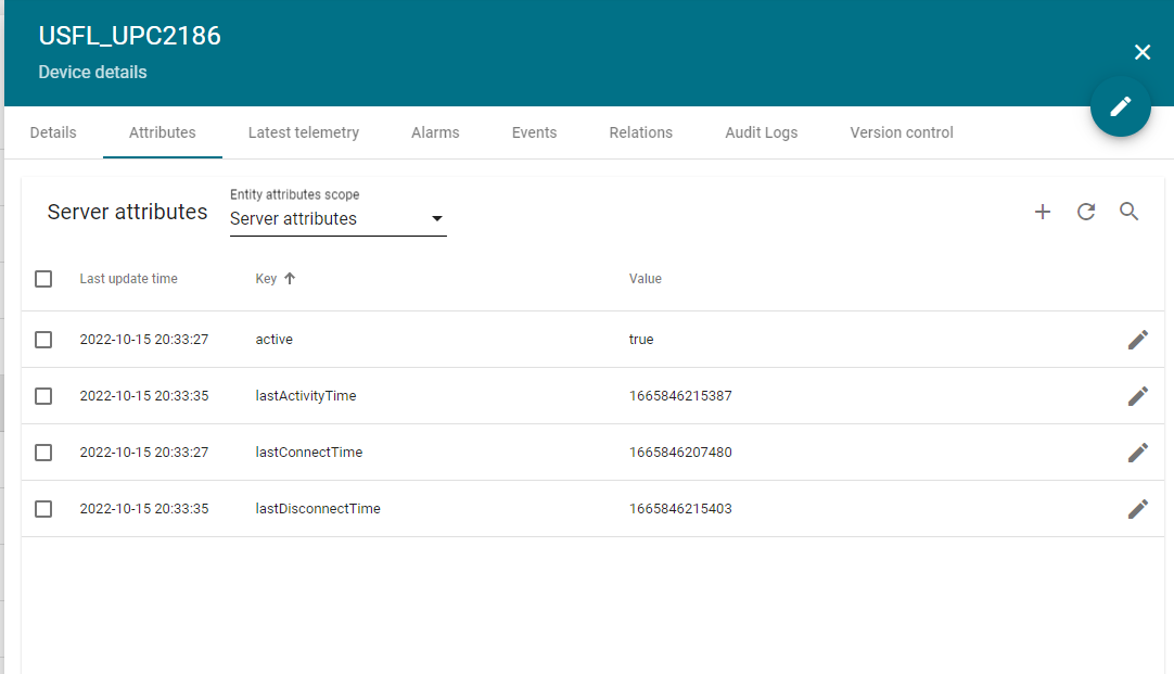 Bug Bulk Provisioned Devices Showing Server Attribute Active True Even When They Offline 