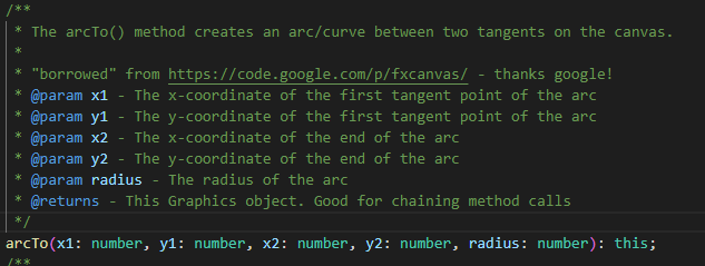 Bug: Inappropriate document for `arcTo` · Issue #9049 · pixijs/pixijs ...