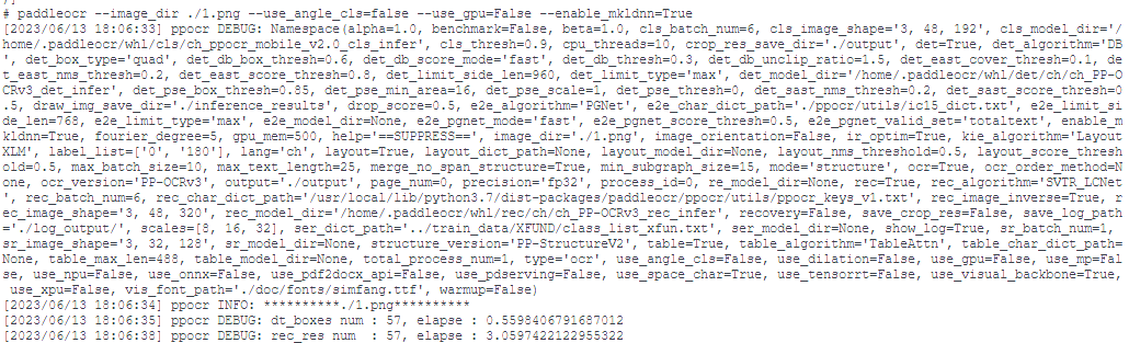 Deploying PaddleOCR in docker gives very slow inferences · Issue #54482 · PaddlePaddle/Paddle ...