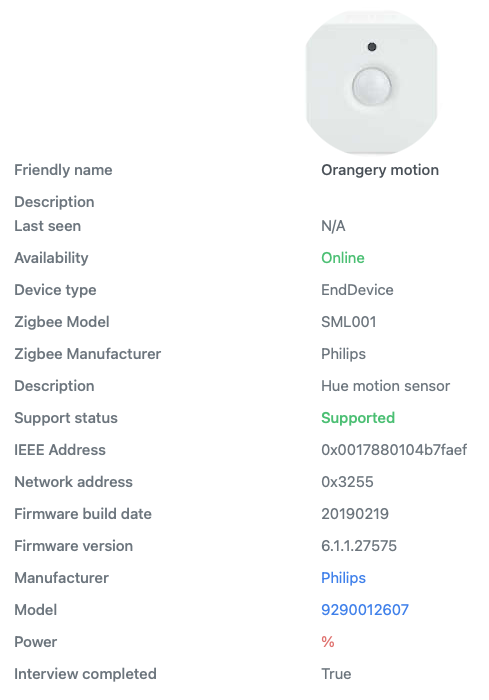 Hue motion sensor - stopped working but is connected - why? · Koenkk zigbee2mqtt · Discussion ...