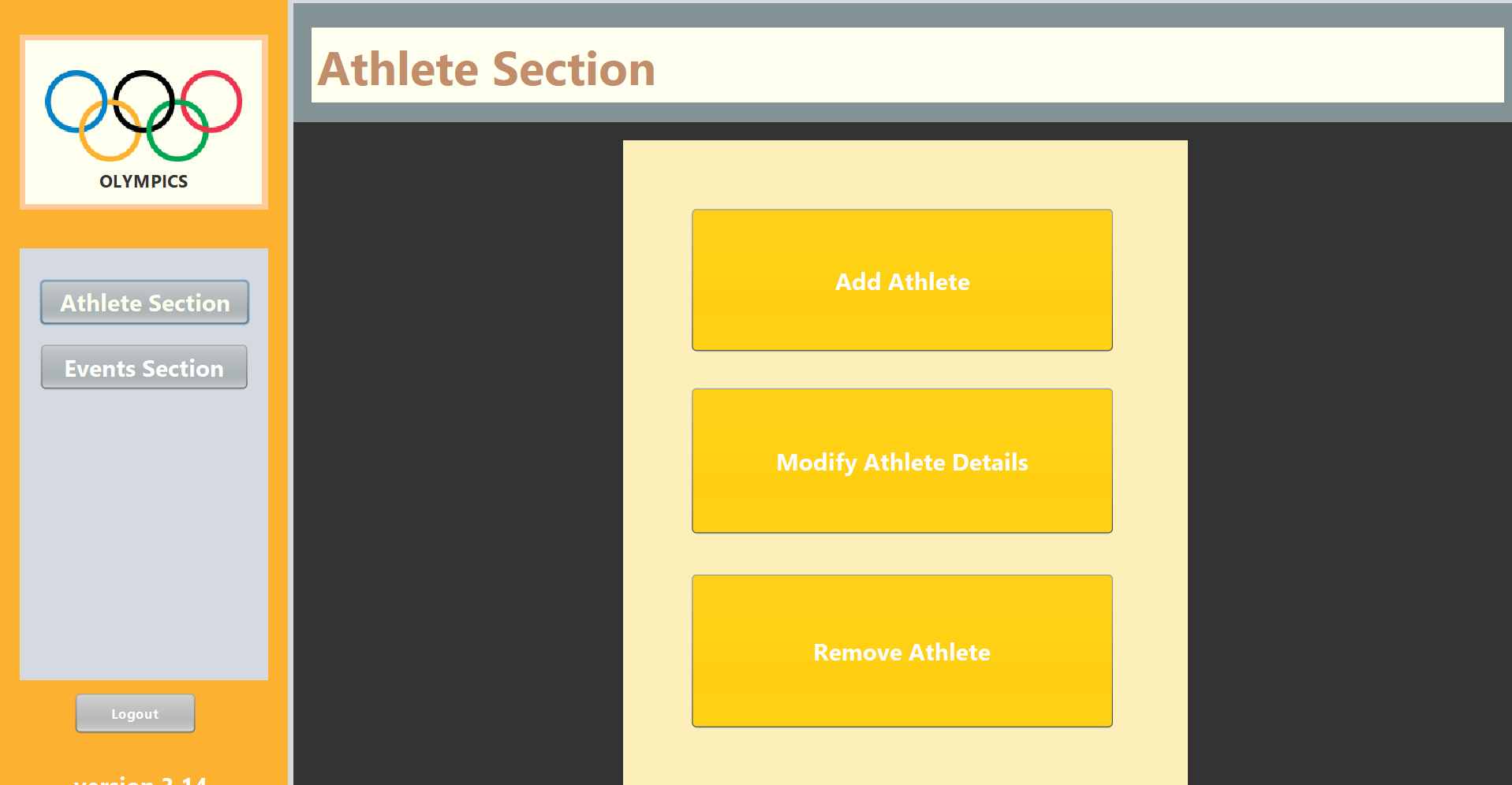 GitHub - Anish98821/Olympics-Village-Management-System