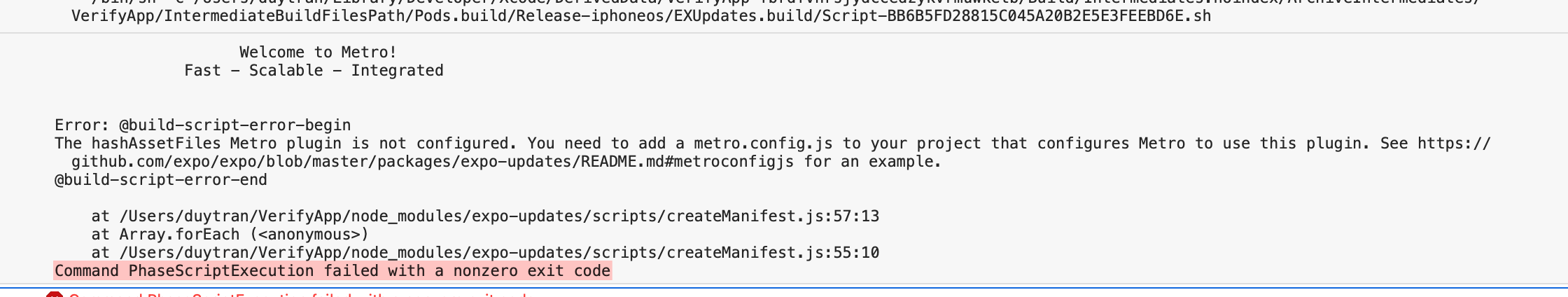 Missing dependency: metro-config · Issue #1931 · infinitered/ignite · GitHub