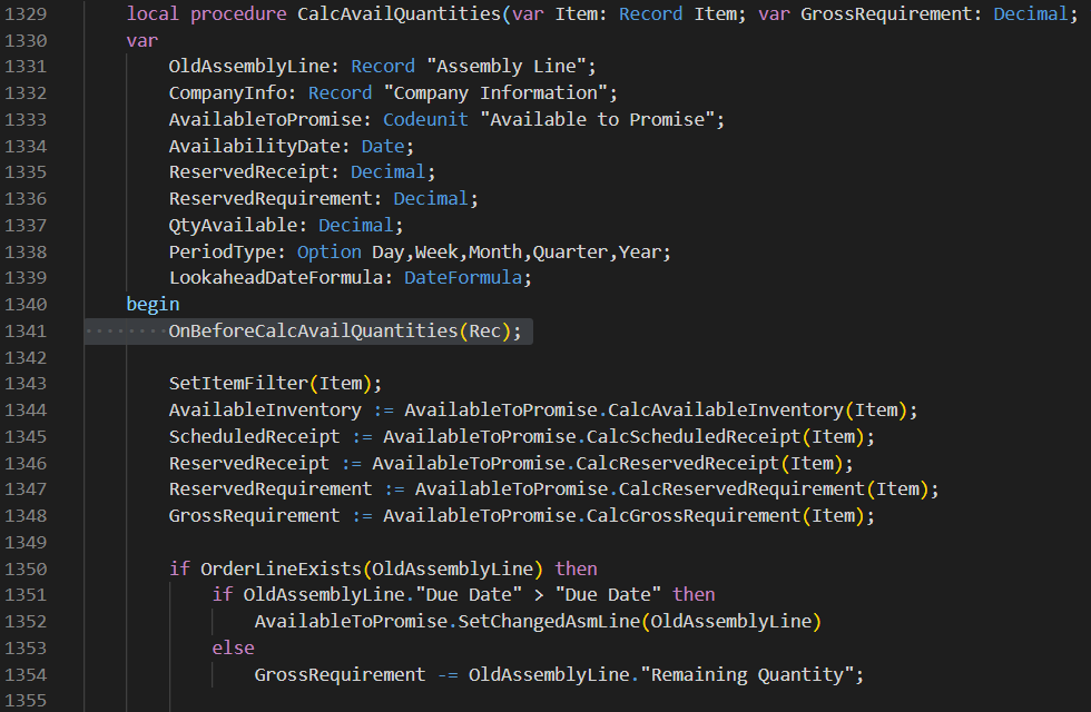[Event Request] Table 901 "Assembly Line" - OnBeforeCalcAvailQuantities · Issue #10174 ...