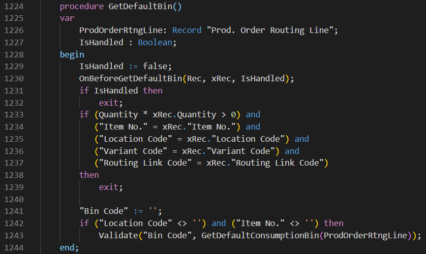 [Event Request] Table 5407 "Prod. Order Component" - OnBeforeGetDefaultBin · Issue #8853 ...