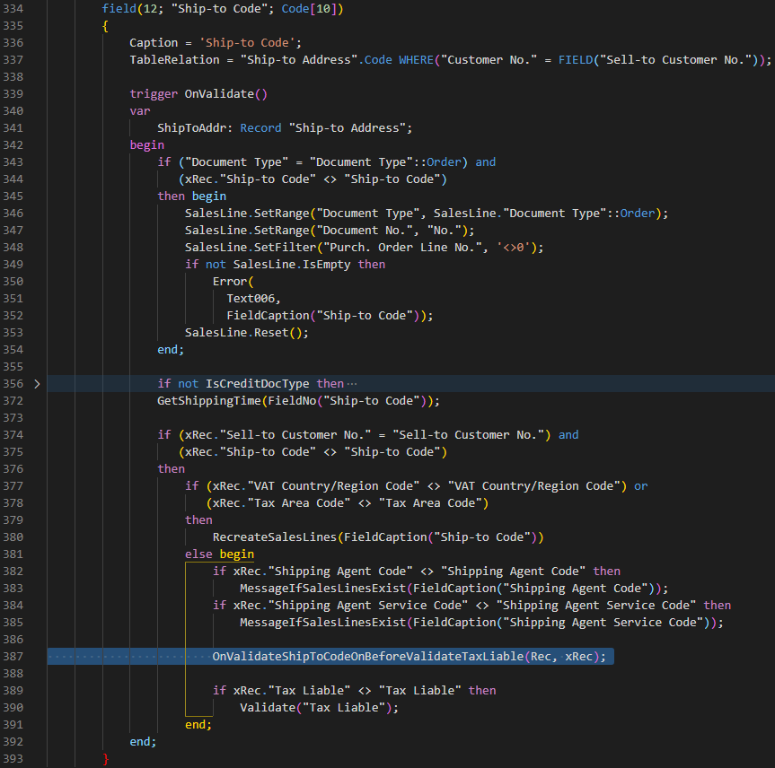 [Event Request] Table 36 "Sales Header ...