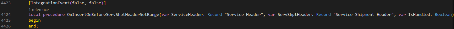 [Event Request] Table 5900 "Service Header" - OnInsertOnBeforeServShptHeaderSetRange · Issue ...