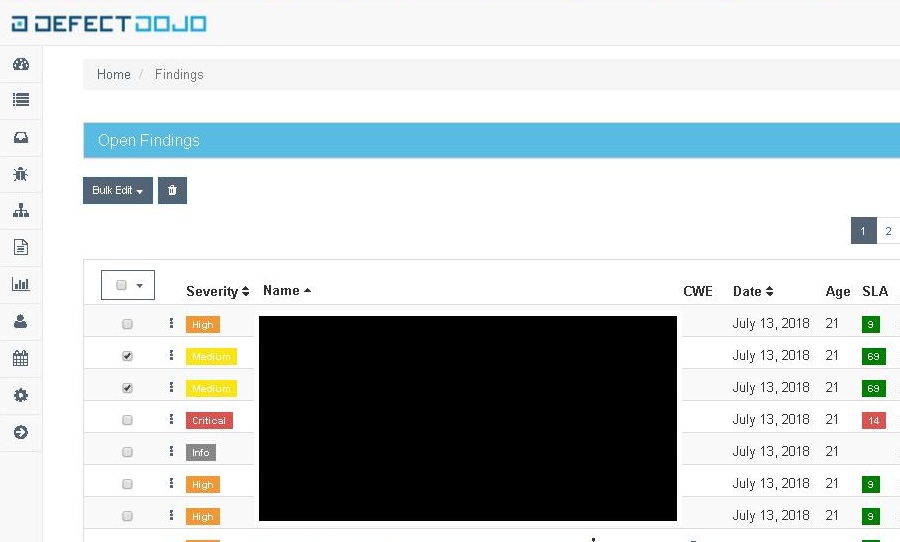 Merge Findings · Issue #598 · DefectDojo/django-DefectDojo · GitHub