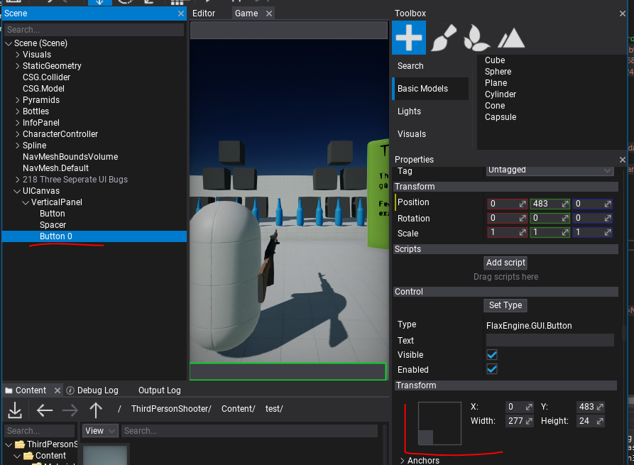 UI Vertical Panel + Spacer has a bug · Issue #193 · FlaxEngine/FlaxEngine · GitHub