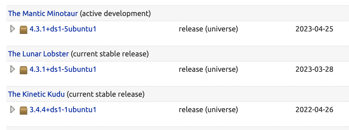 Version 4.x not updating with apt update Ubuntu 20.04 · Issue #14302 · containers/podman · GitHub