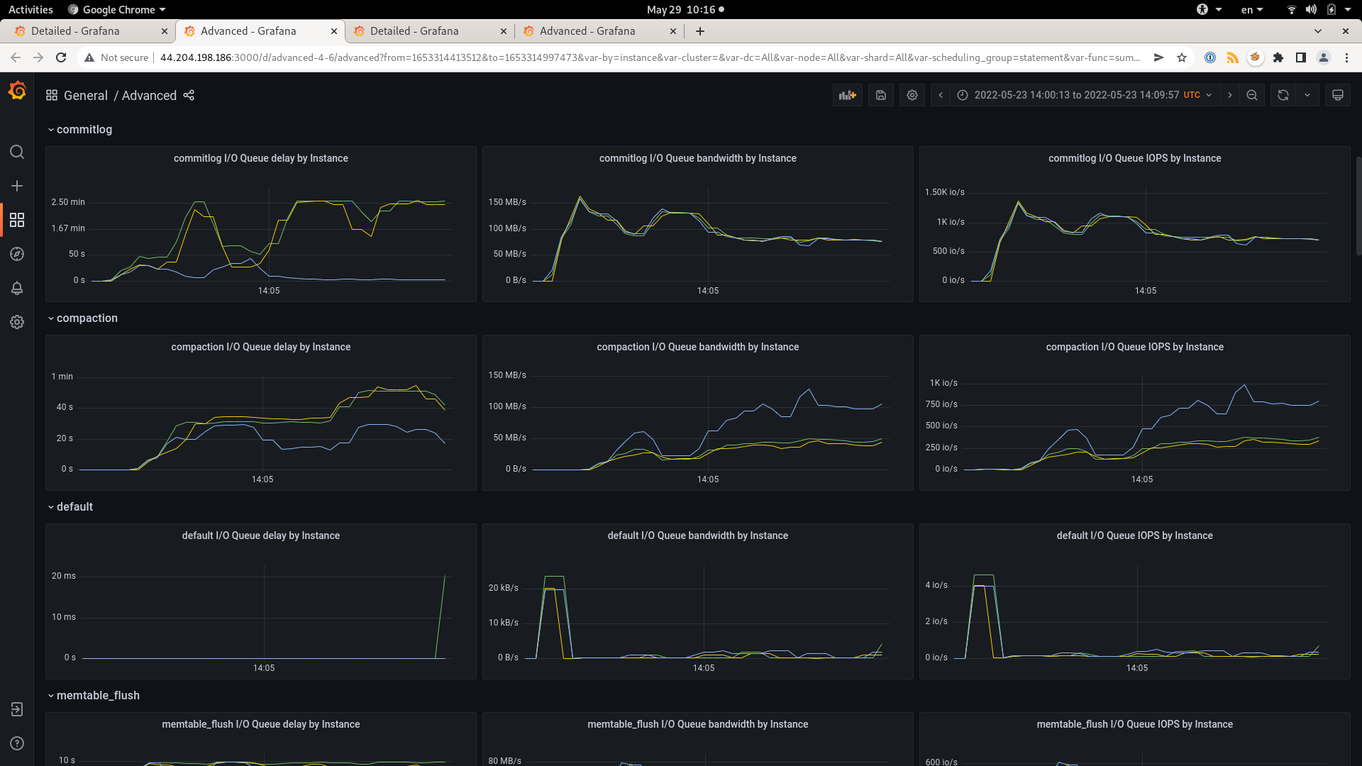 Gemini Load Fails After 30 Minutes At End Of Warmup Step With An Insert Query Timeout · Issue