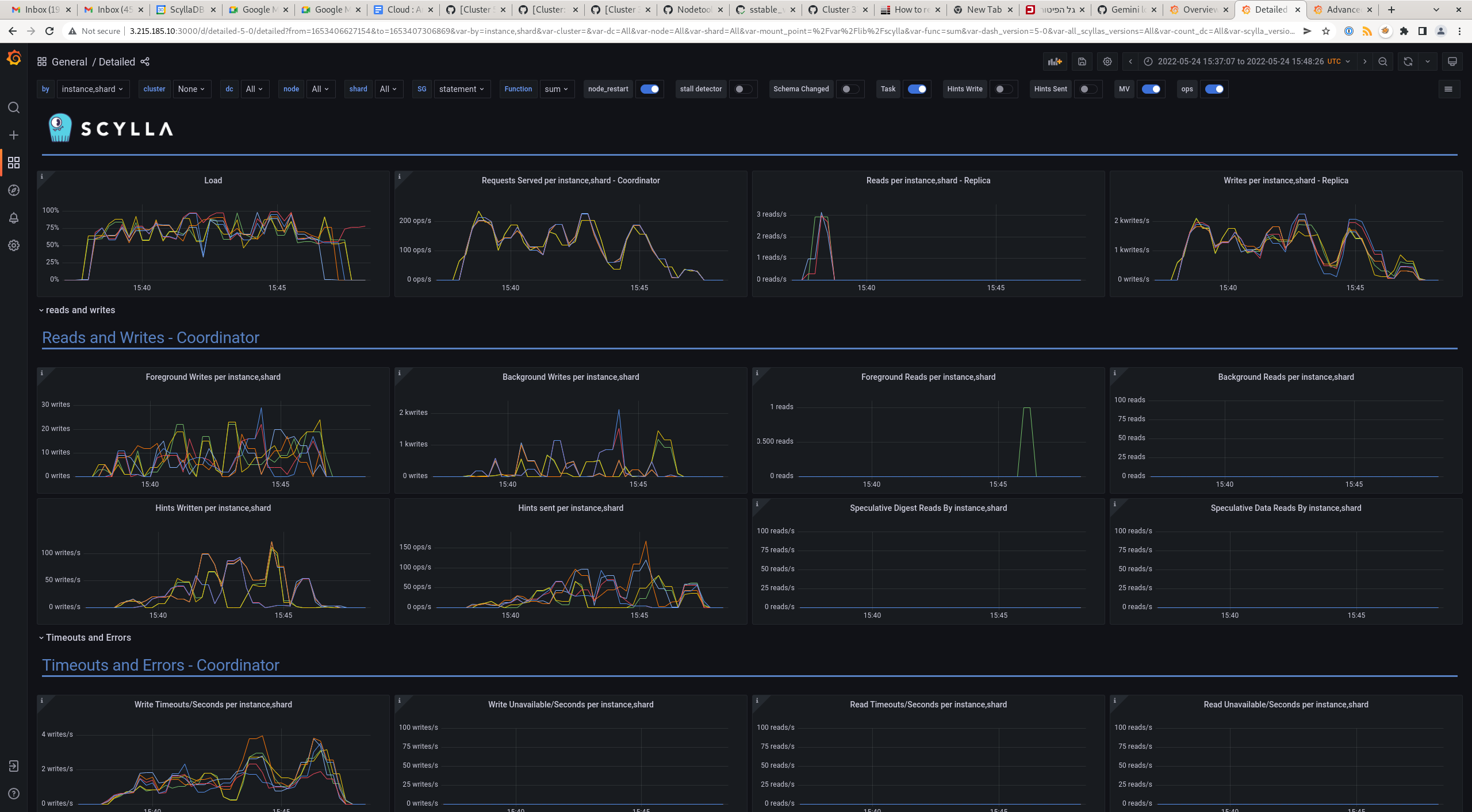 Gemini Load Fails After 30 Minutes At End Of Warmup Step With An Insert Query Timeout · Issue