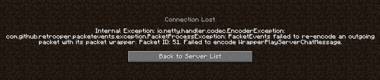 PacketEvents / Chat plugin incompability · Issue #8231 · PaperMC/Paper · GitHub
