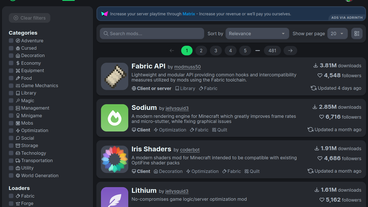 modrinth.com: ads · Issue #19121 · uBlockOrigin/uAssets · GitHub