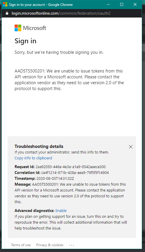 OneDrive login through PIN code. · Issue #4086 · Scirra/Construct-bugs ...