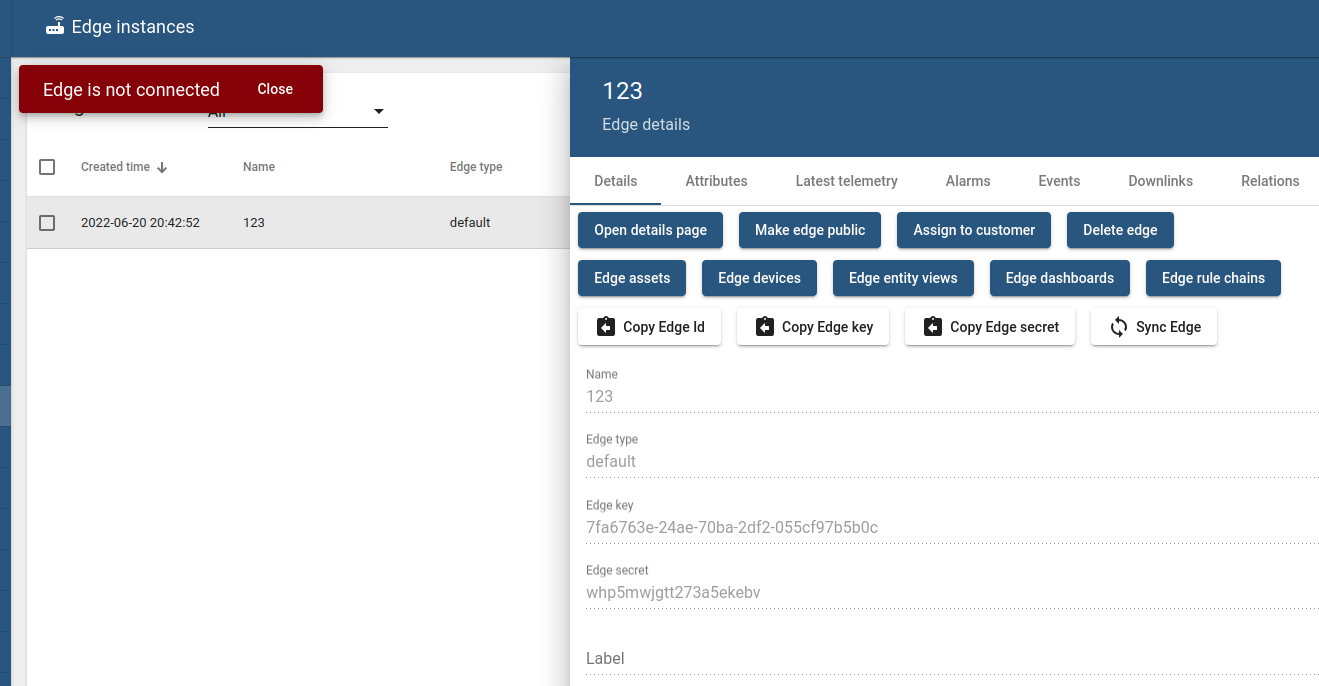 [Bug] 'Edge not connect' error thrown by clicking on 'Sync' button, but edge is connected ...
