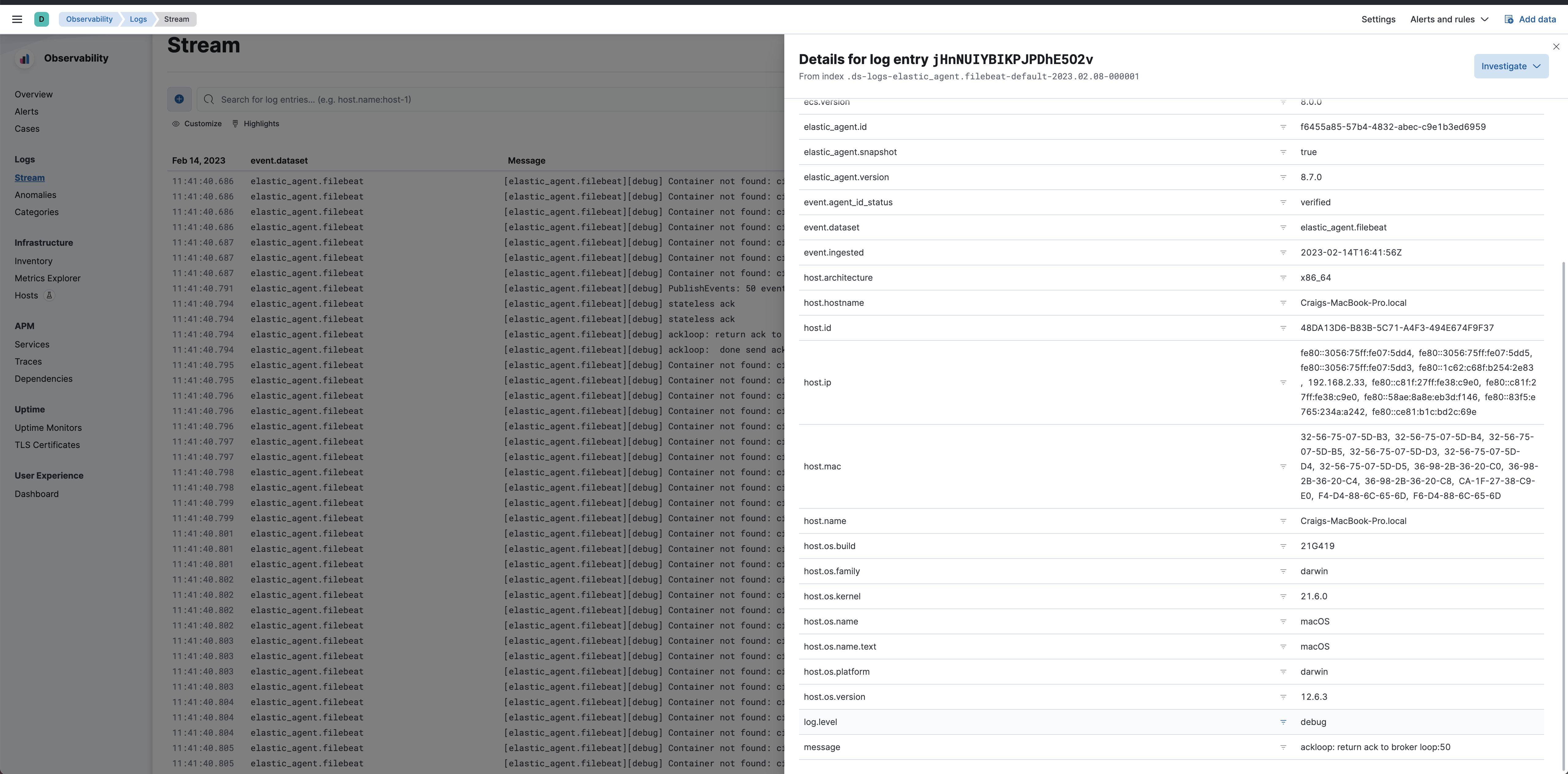 [Fleet] Log level "debug" does not shows in the dropdown · Issue #151177 · elastic/kibana · GitHub