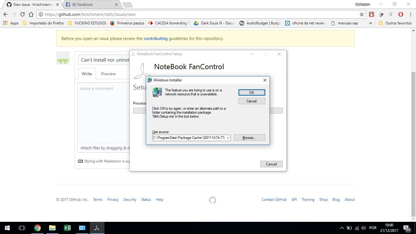 Can't install nor uninstall , missing nbfc.msi · Issue #410 · hirschmann/nbfc · GitHub