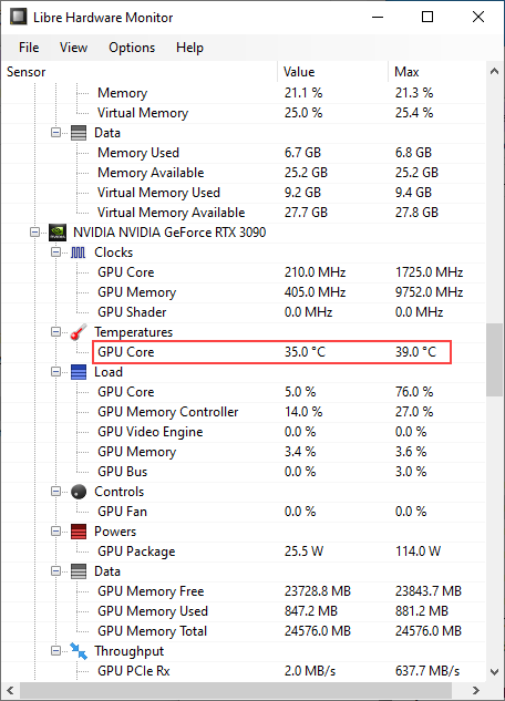[1.80.3] Cannot display CPU&GPU's temperature properly. · Issue #729 · zhongyang219 ...