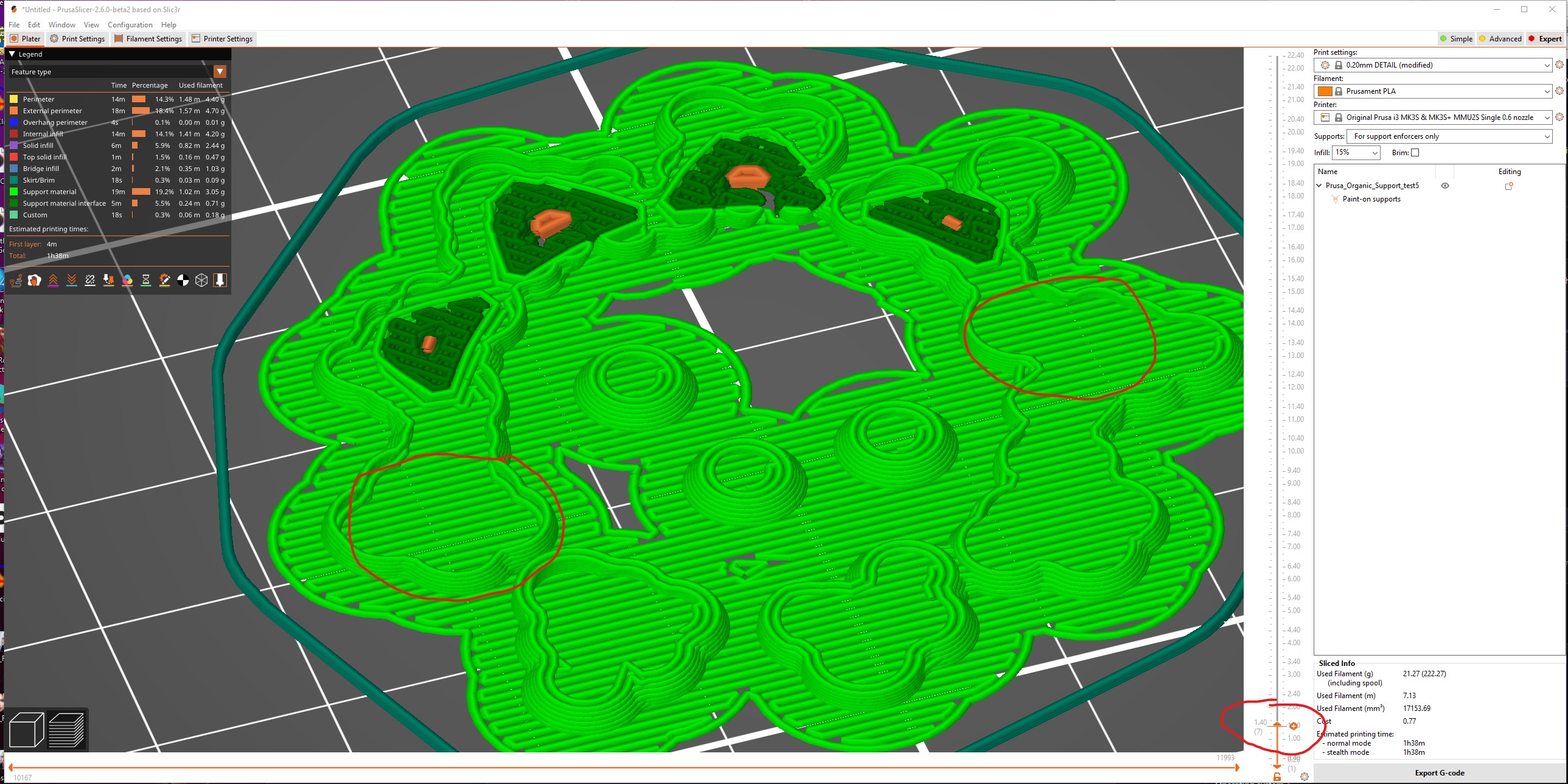 Organic Supports · Issue 10664 · Prusa3dprusaslicer · Github 