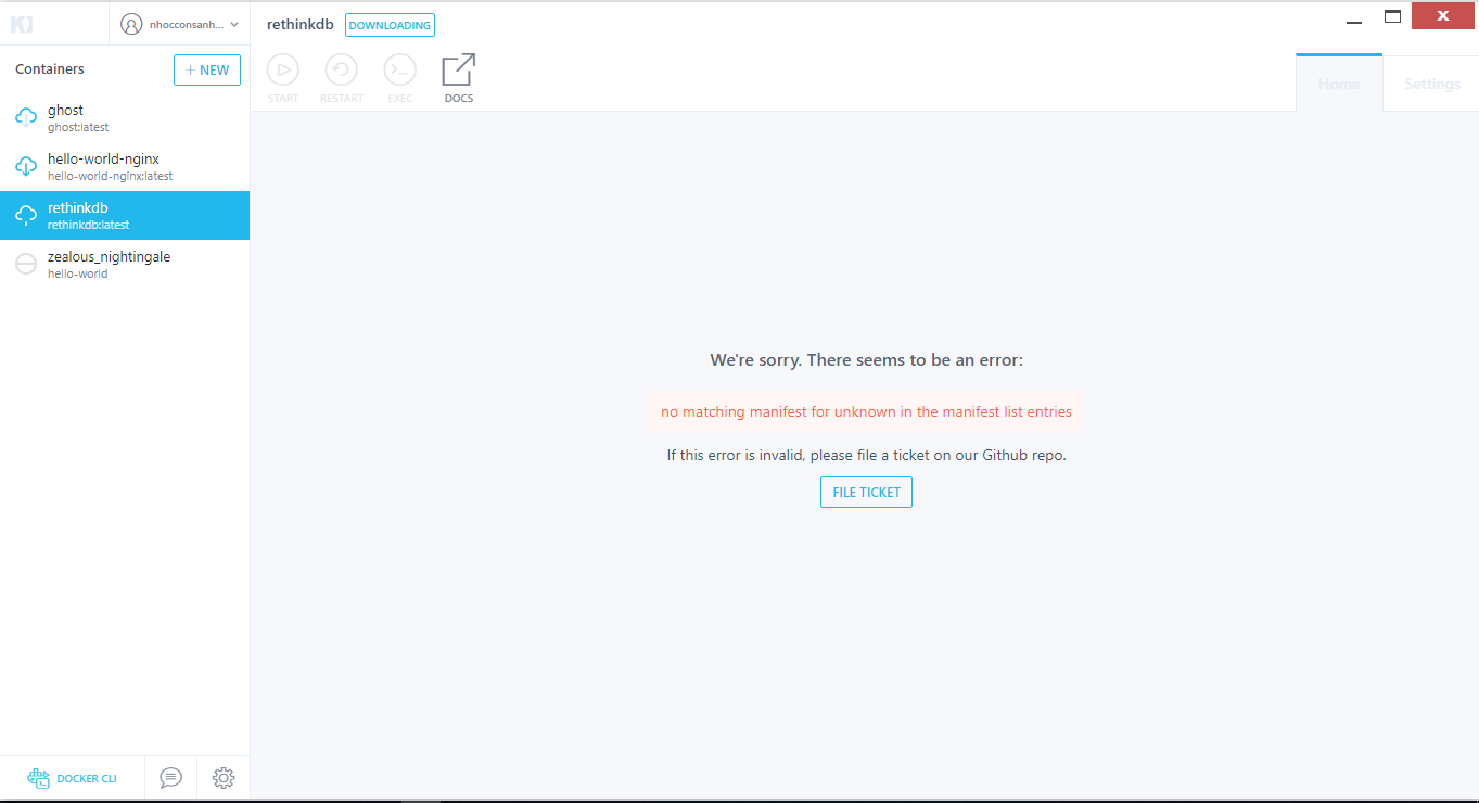 Cannot download image from hub · Issue #4206 · docker/kitematic · GitHub