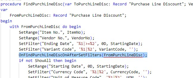 New Publisher in Codeunit 7010 "Purch. Price Calc. Mgt." · Issue #4651 · microsoft ...