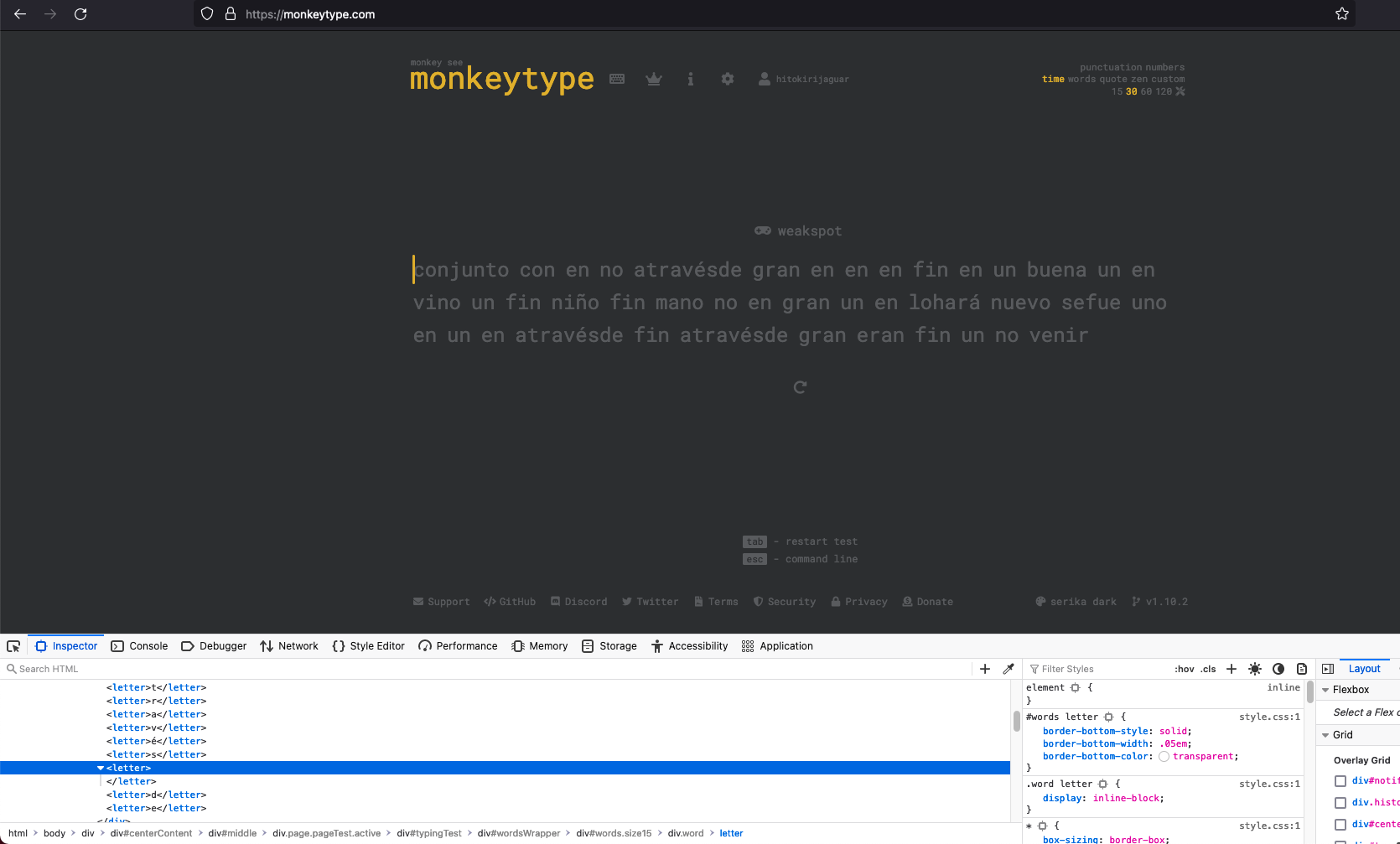 Remove words with spaces from the spanish word list · Issue #1702 ...