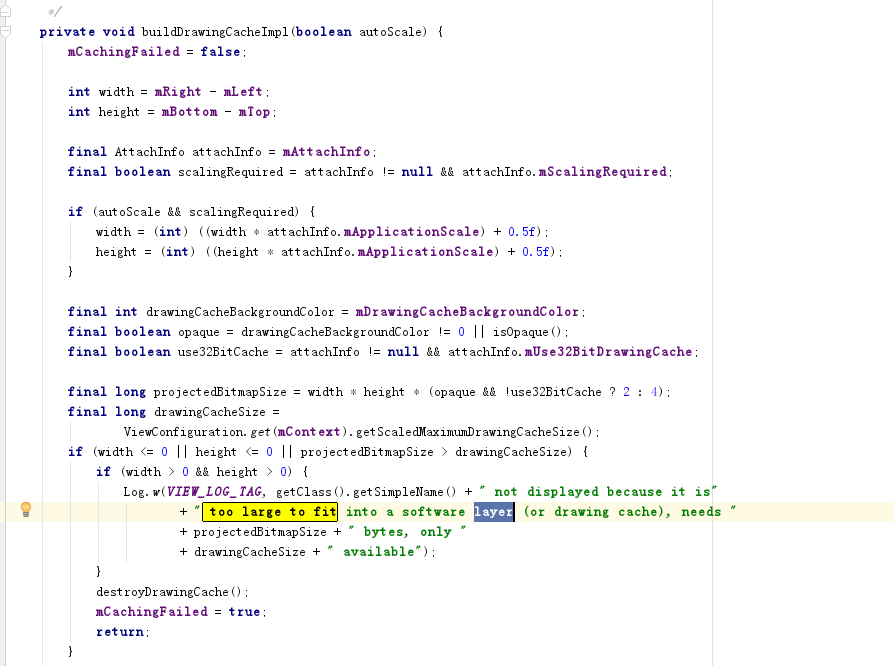 LottieAnimationView not displayed because it is too large to fit into a software layer (or ...