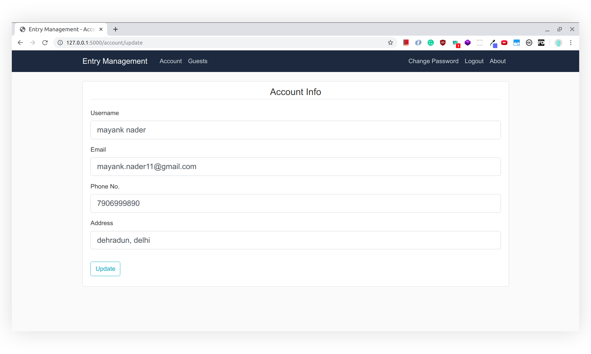 GitHub - makkoncept/entry_management_system: This is my submission for ...