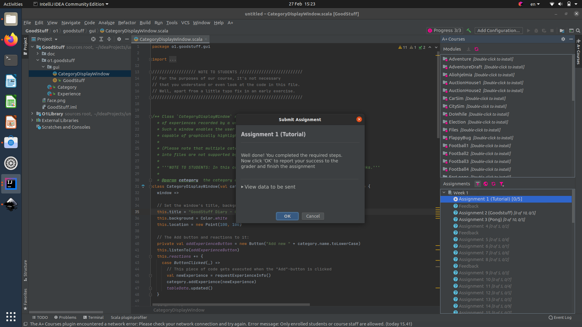 IDE act: Design the UI workflow · Issue #561 · Aalto-LeTech/aplus-courses · GitHub