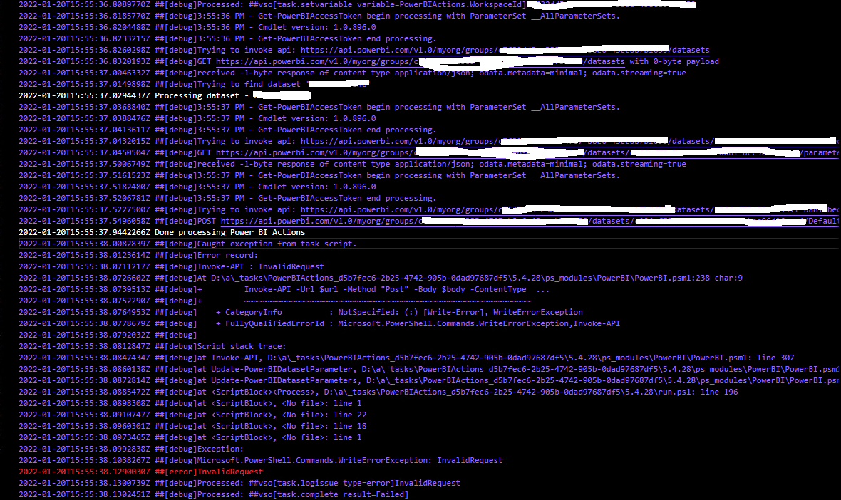 Update parameter step suddenly failing · Issue #364 · maikvandergaag ...