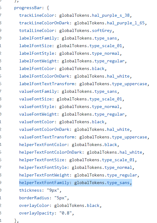 [ProgressBar] Wrong token in helperText · Issue #597 · dxc-technology/halstack-react · GitHub