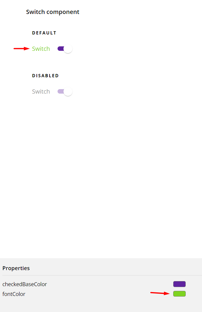 Switch Theme Input `fontcolor` Is Not Defined In The Documentation · Issue 1384 · Dxc 