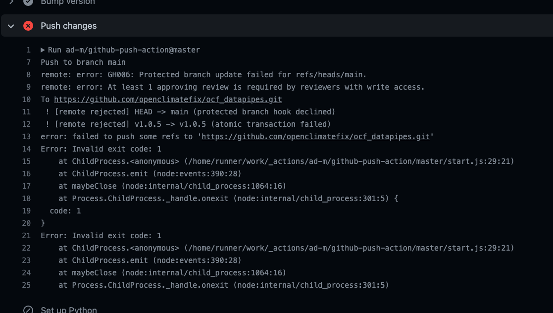 Bump version not working · Issue #123 · openclimatefix/ocf_datapipes · GitHub