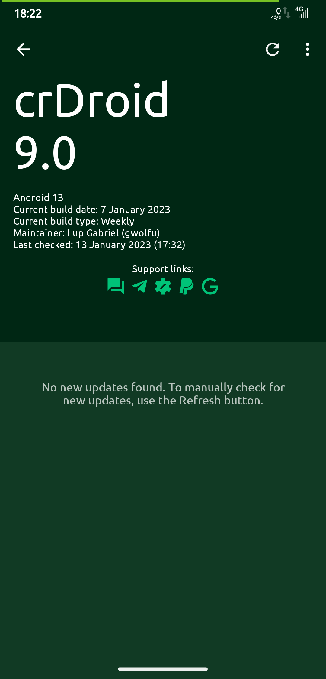build data not visible in Hungarian · Issue #85 · crdroidandroid/issue_tracker · GitHub