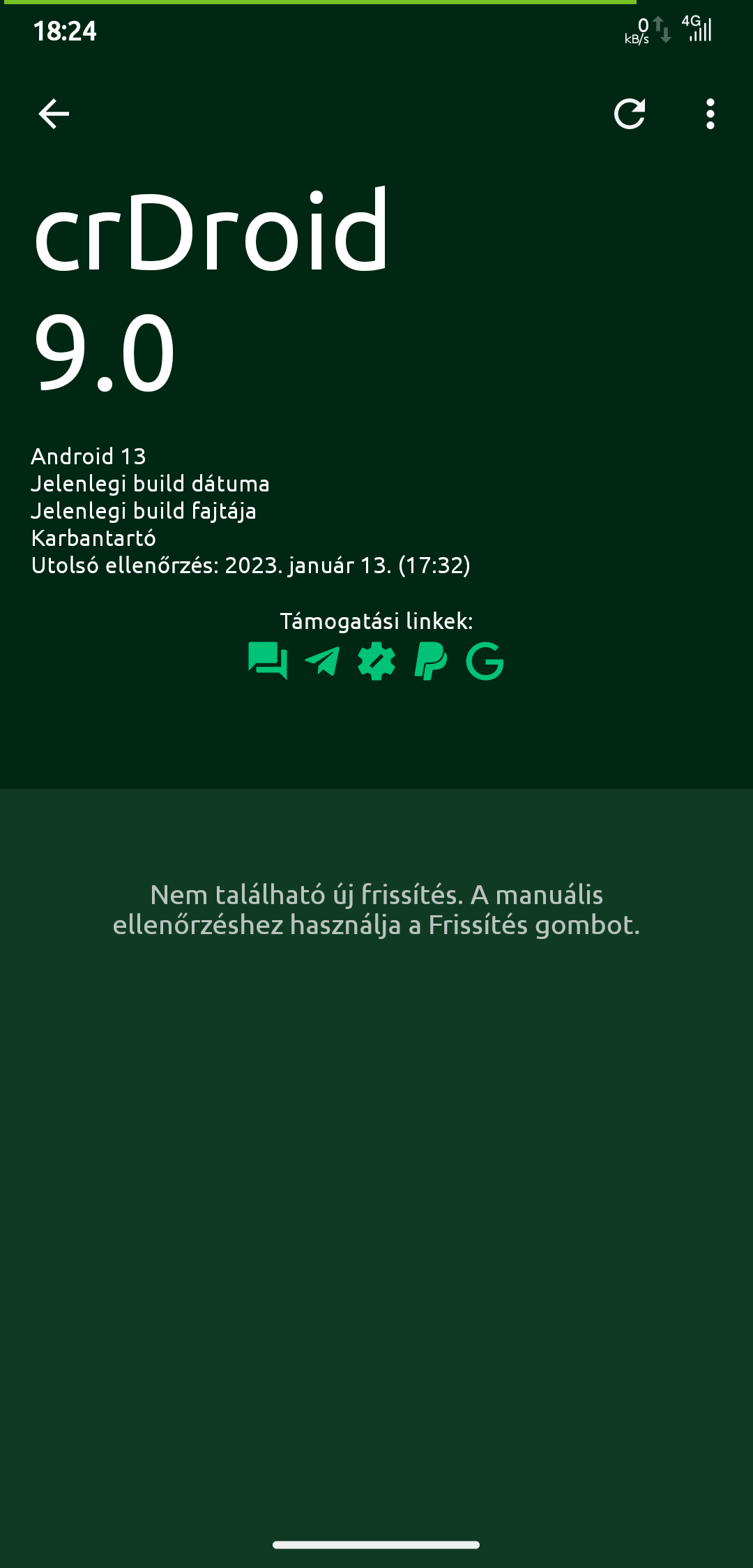 build data not visible in Hungarian · Issue #85 · crdroidandroid/issue_tracker · GitHub
