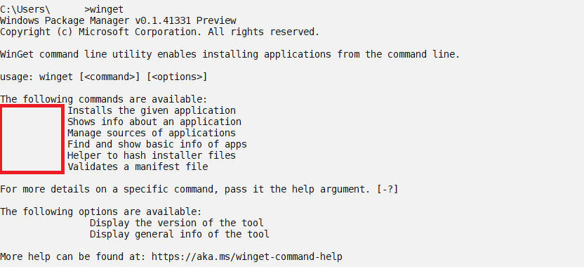commands not showing with white cmd background · Issue #723 · microsoft ...