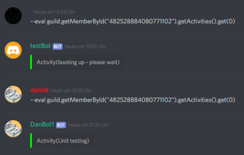 Activity does not change locally after changing it with jda.getPresence().setActivity(Activity ...