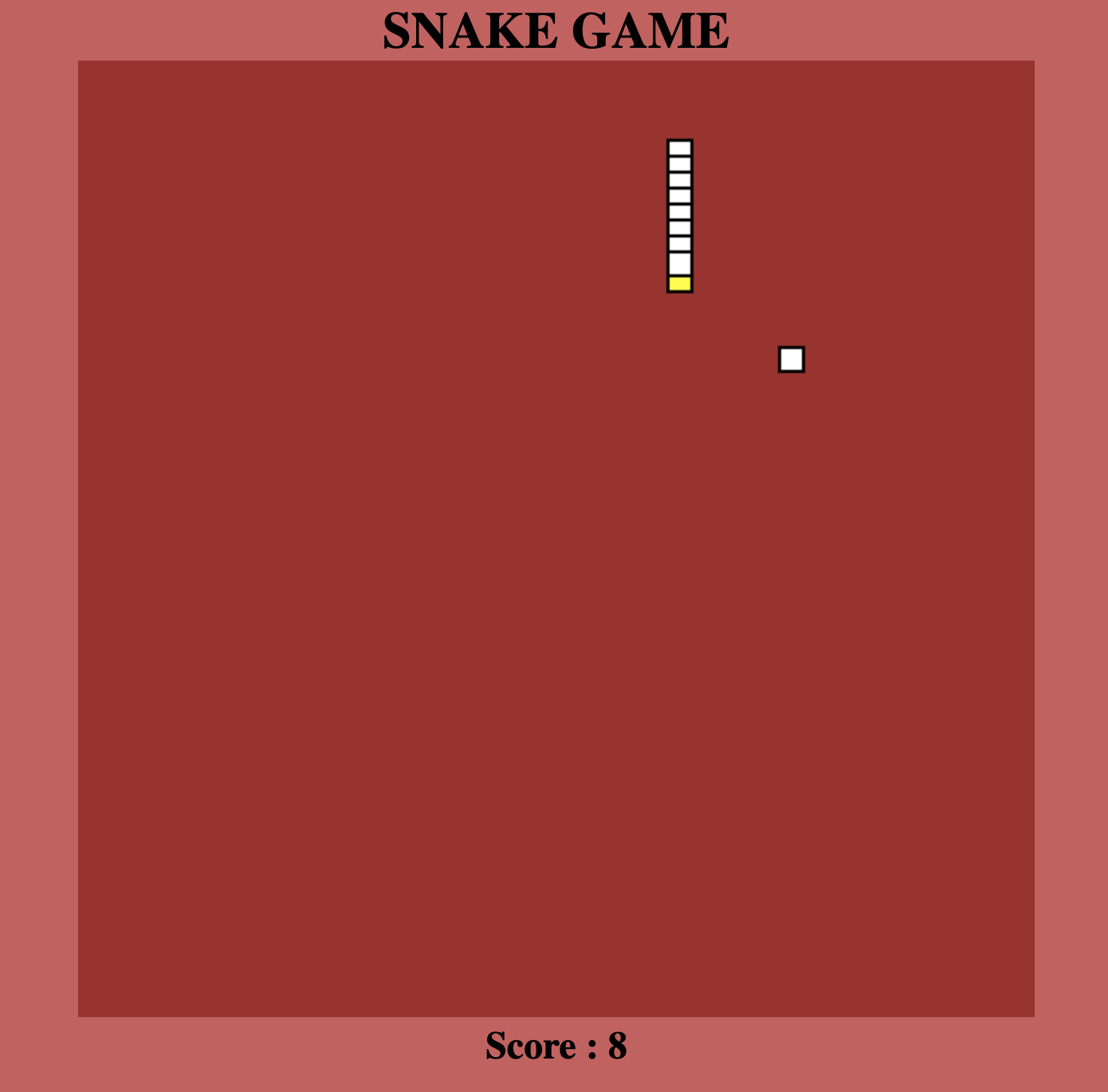 GitHub - phani-atluri/snakeGame: snake Game using pure javascript