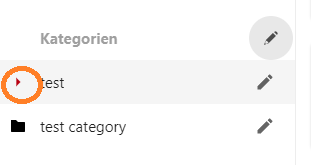 Visual regression when opening the list of recipes per category during editing of category name ...