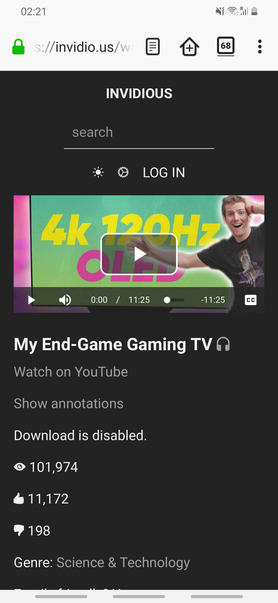 full screen button is hidden on mobile · Issue #964 · iv-org/invidious · GitHub