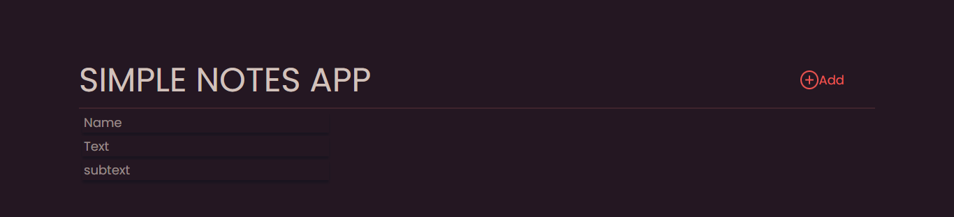 GitHub - ZhenyaZ/Simple-Notes-app: Made as practice in React Figma ...