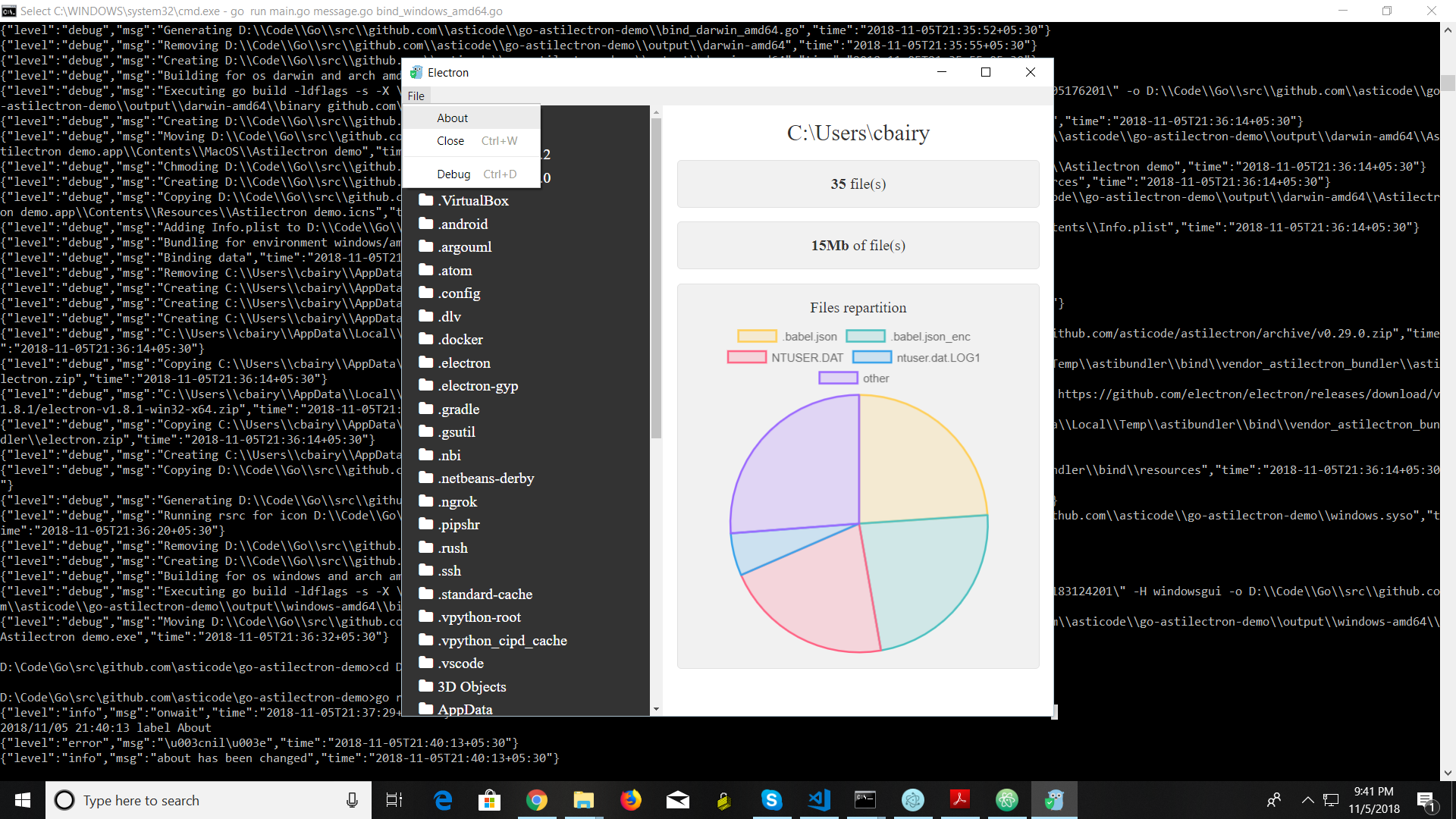 Change label of menus dynamically · Issue #149 · asticode/go-astilectron · GitHub