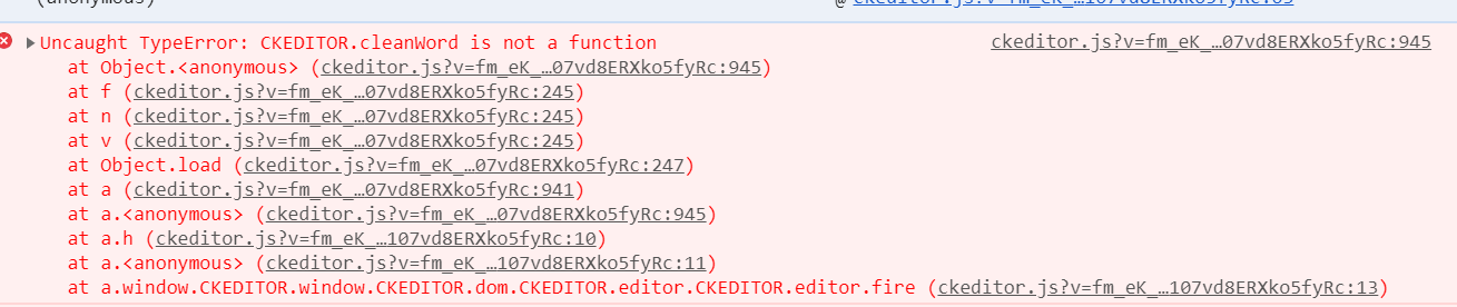 Uncaught TypeError: CKEDITOR.cleanWord is not a function · Issue #7 · ctrlcommunity/Ctrl.Admin ...