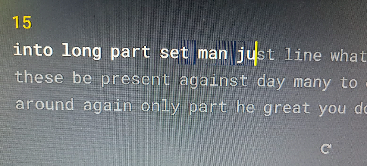 Weird lines showing while typing · Issue #3305 · monkeytypegame/monkeytype · GitHub