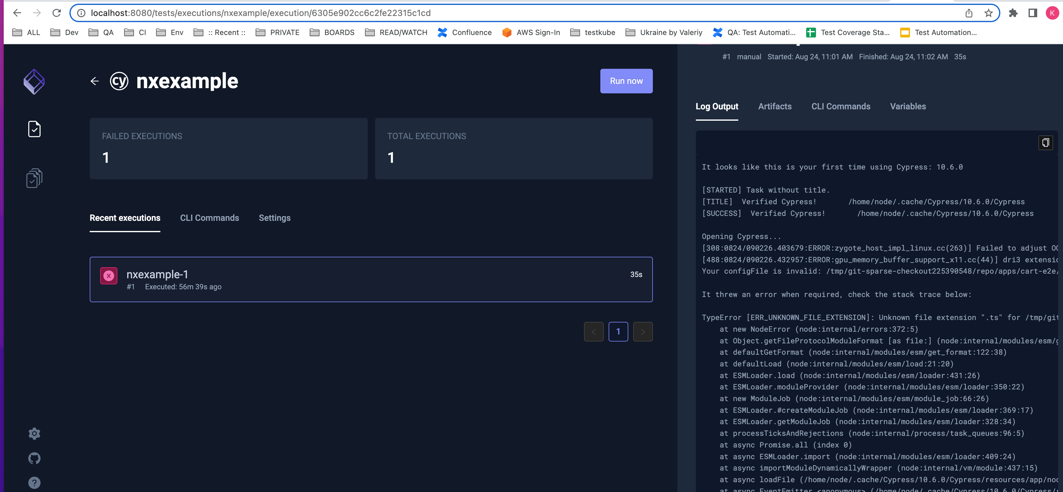 Provide An Executor To Run Cypress Tests Out Of An Angular Nx Project · Issue 2141